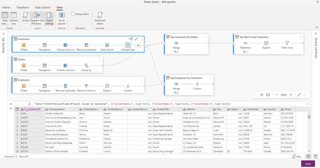 Announcing Visual Data Prep general availability (Diagram View in Power ...