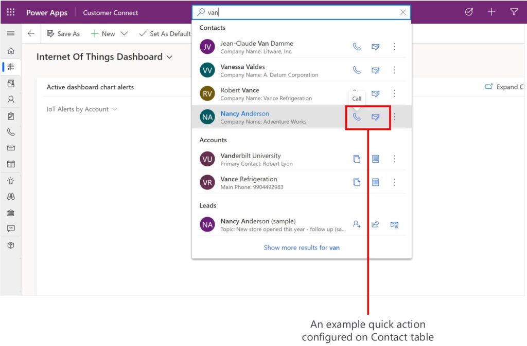 Search quick actions are now customizable in model-driven Power Apps ...