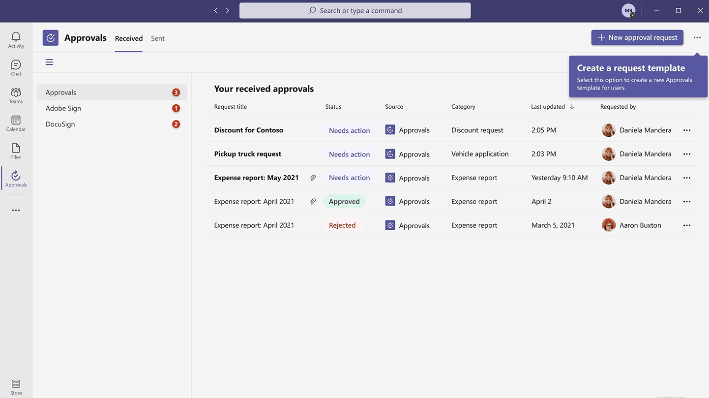Approvals in Microsoft Teams updated with more features! - Microsoft ...