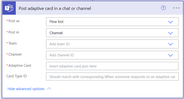 Create advanced bot scenarios with Power Automate and Microsoft teams - Microsoft Power Platform ...