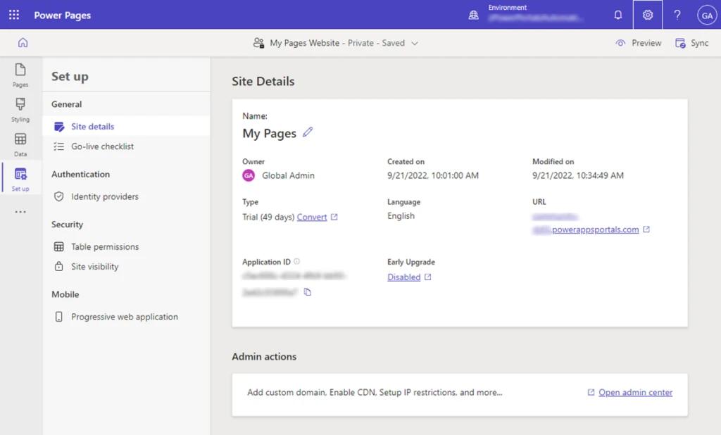 What's new in Power Pages Set up workspace? - Microsoft Power Platform Blog