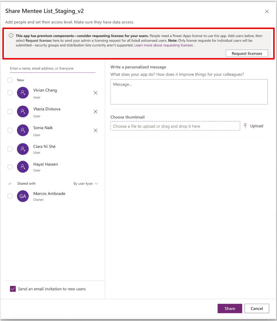 New: Makers can now proactively request Power Apps premium licenses for ...