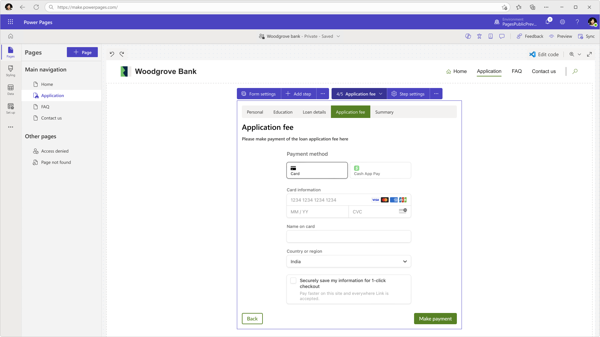 Introducing online payments in Power Pages (Preview) - Microsoft Power ...