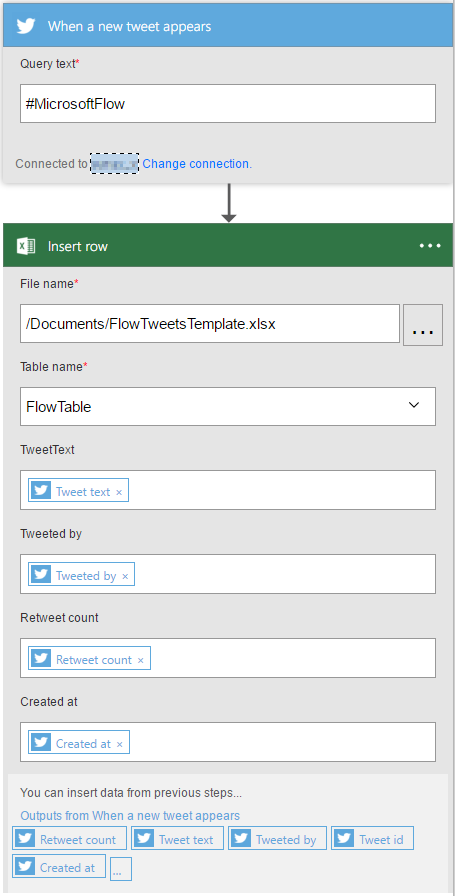 Flow of the Week: Save tweets to Excel for data analysis - Microsoft ...