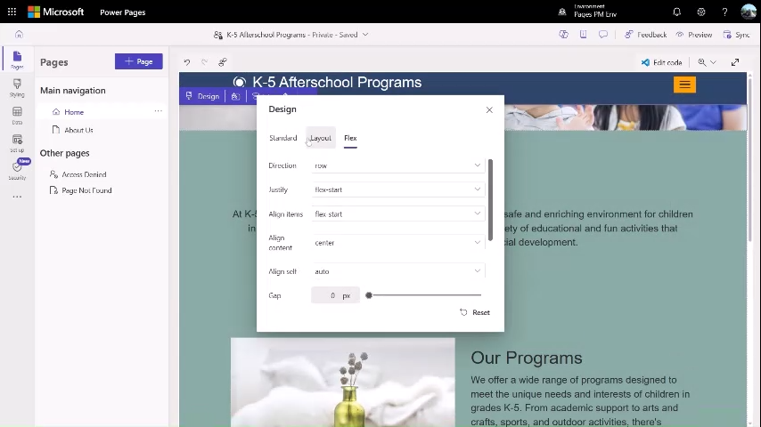 Build custom page layouts in Power Pages design studio - Microsoft ...