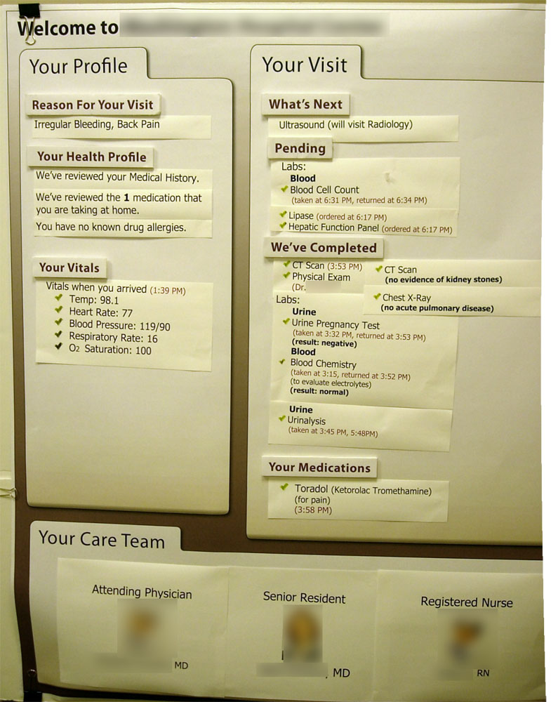 Designing Patient-Centric Information Displays for Hospitals ...
