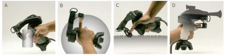 CLAW: A Multifunctional Handheld Haptic Controller for Grasping ...