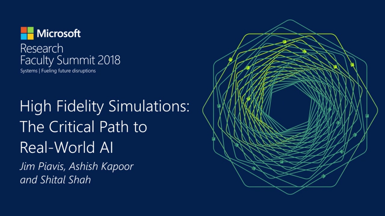 Tech Showcase: High-Fidelity Simulations: The Critical Path to Real ...