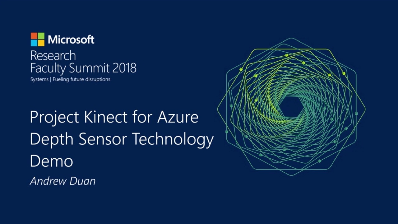 Tech Showcase: Project Kinect for Azure depth sensor technology ...