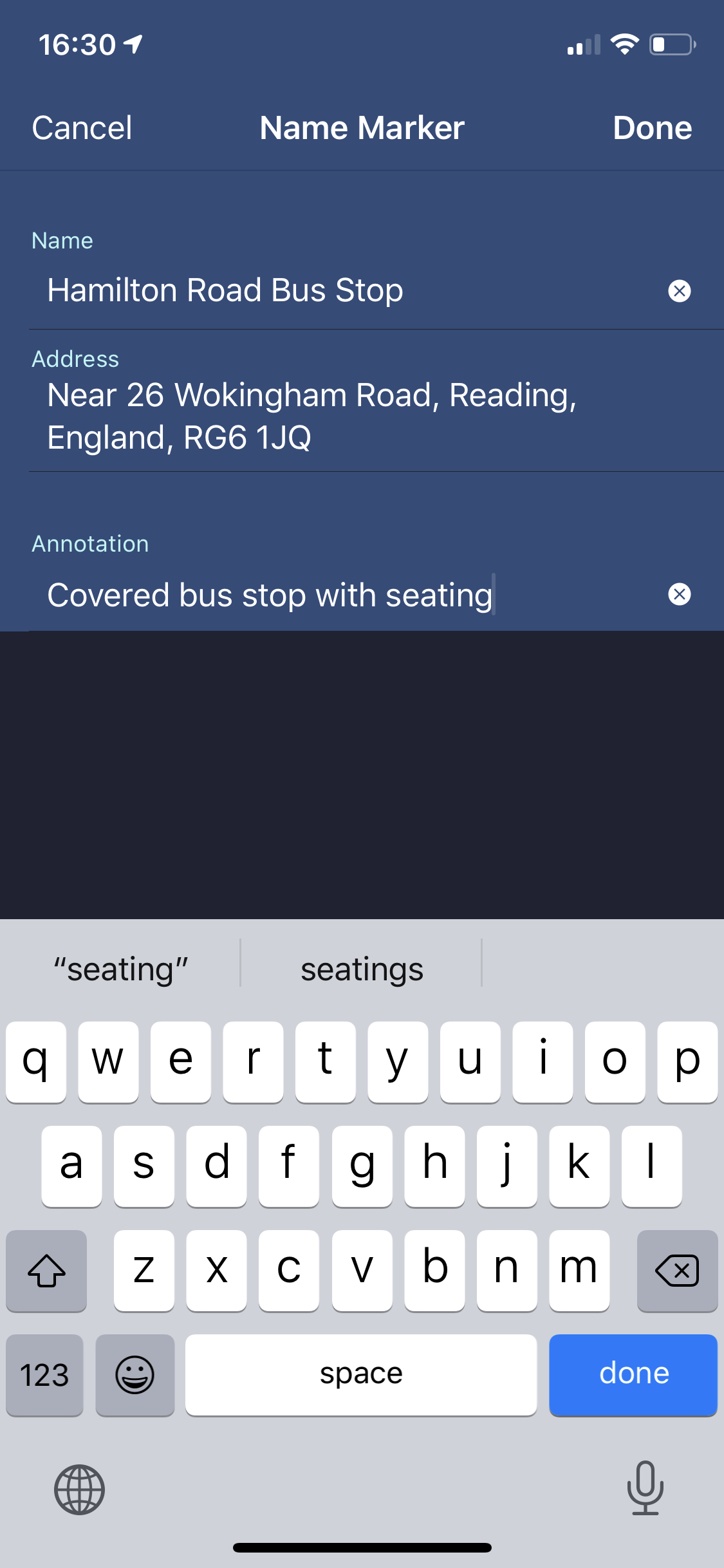 Annotating and Sharing Markers with Family and Friends through ...