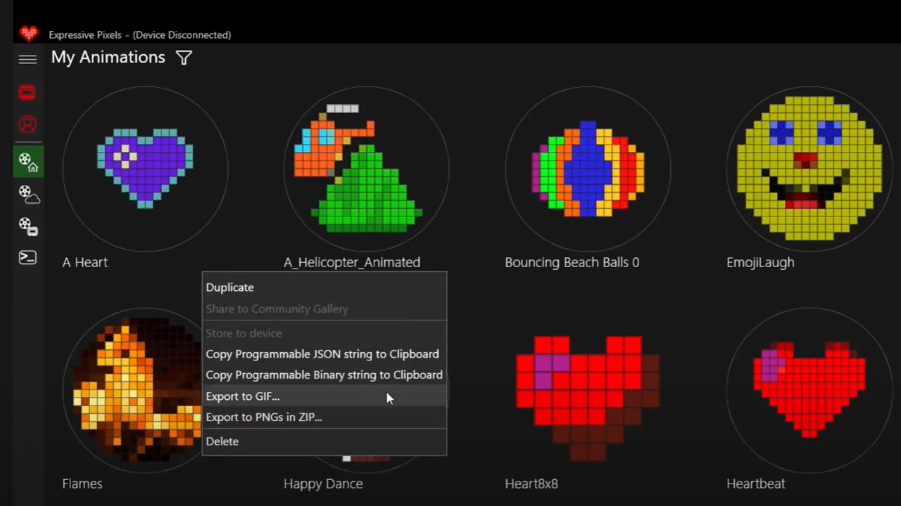 Exporting Animations with Microsoft Expressive Pixels - Microsoft Research