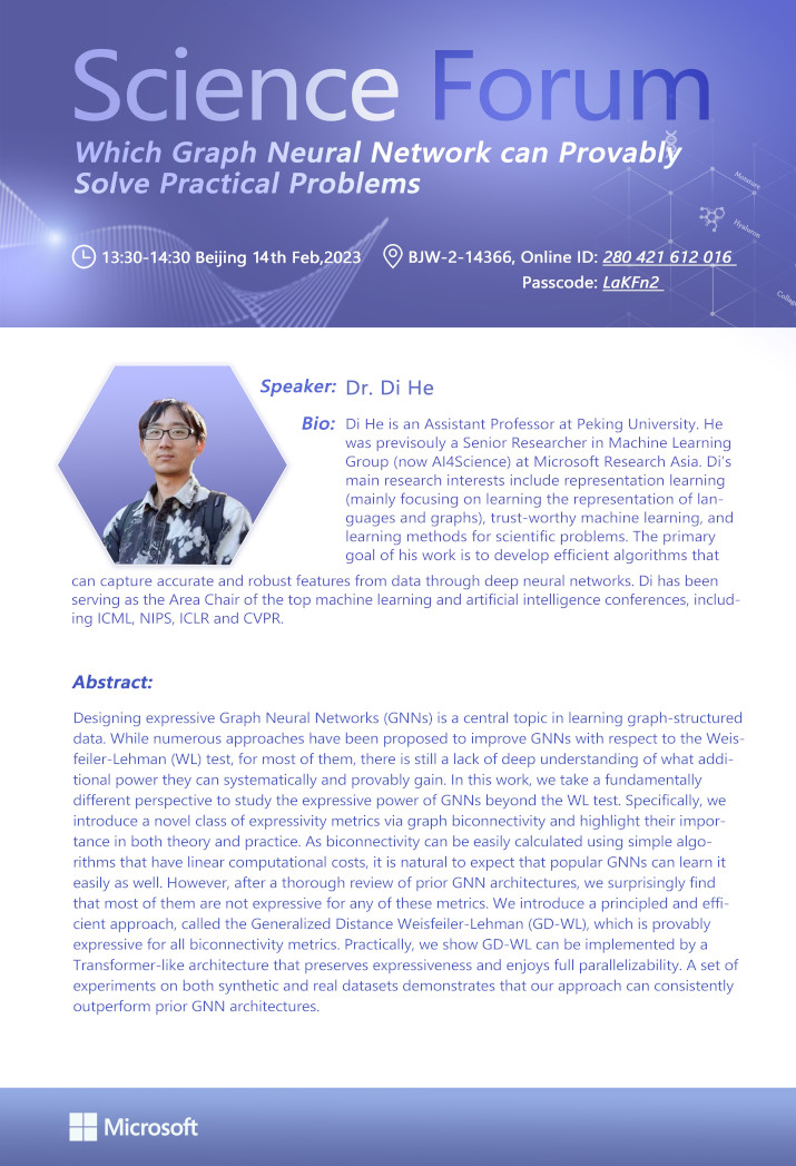 MSR Asia Science Forum - Microsoft Research