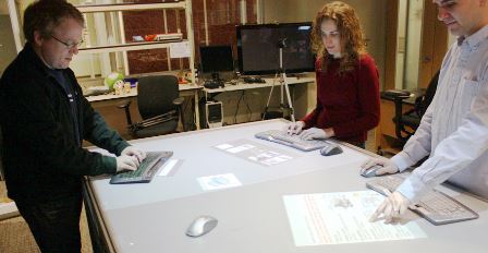 Augmenting Interactive Tables with Mice & Keyboards - Microsoft Research