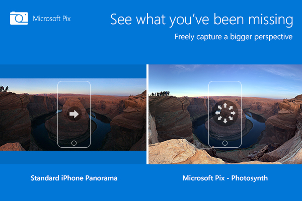 New Microsoft Pix features let you take bigger, wider pictures and ...