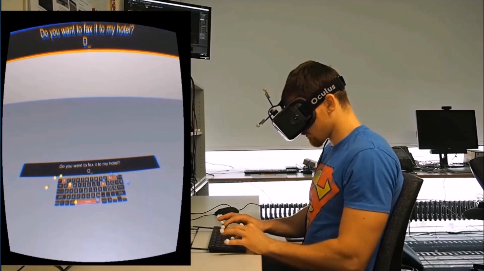 Text Entry in Immersive HMDisplay-based VR using Physical and Touch ...