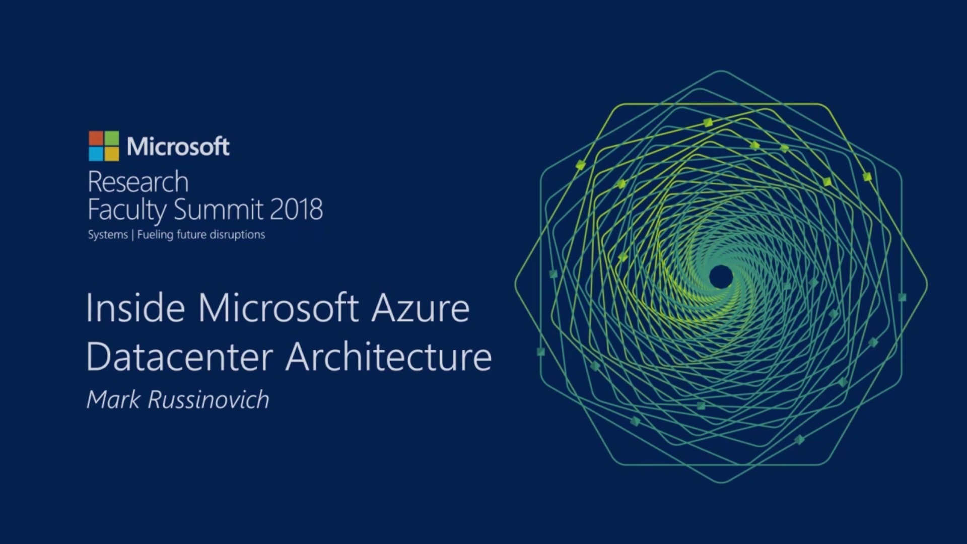 Keynote: Inside Microsoft Azure Datacenter Architecture - Microsoft ...