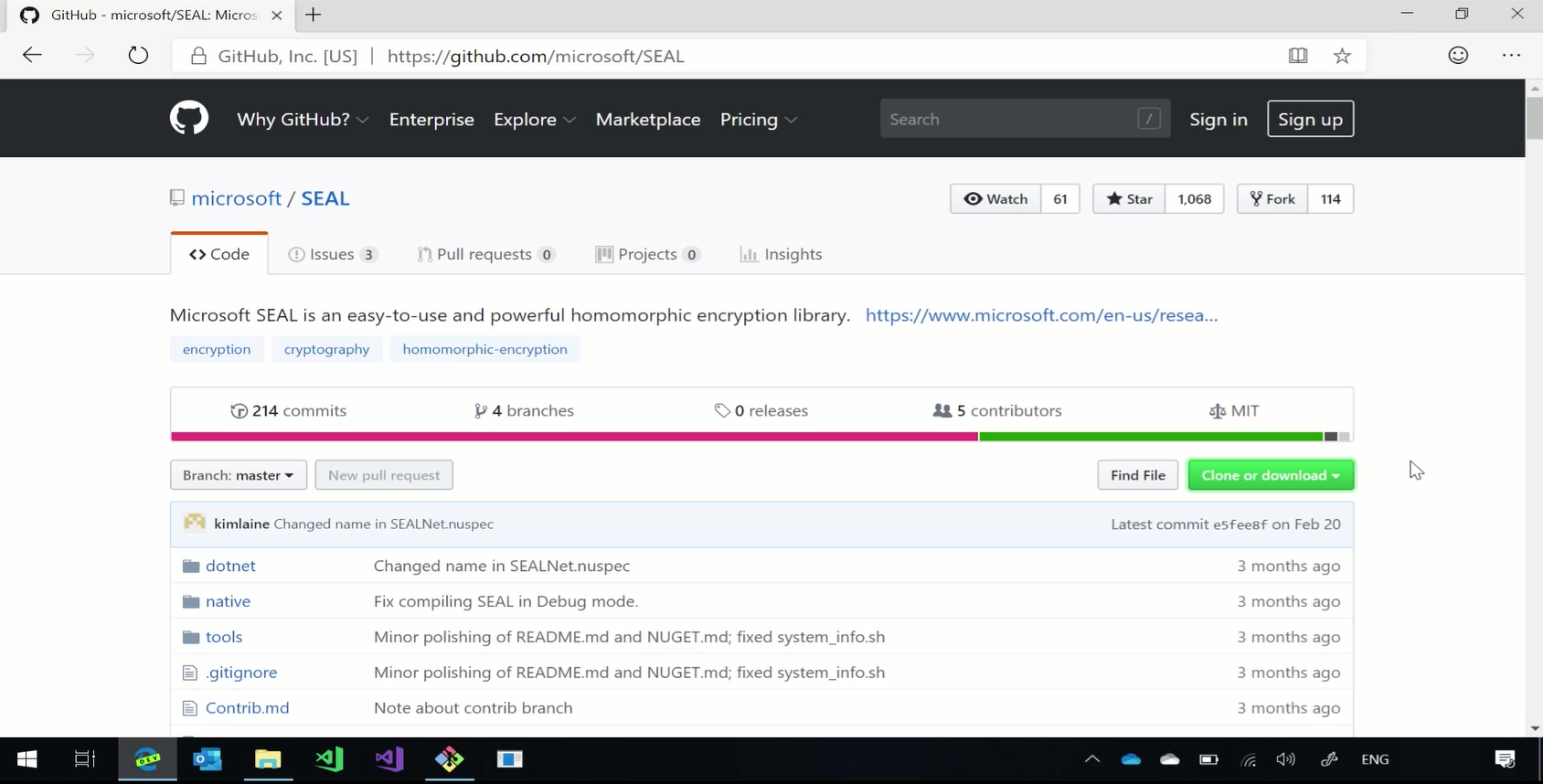 Installing Microsoft SEAL on Windows - Microsoft Research