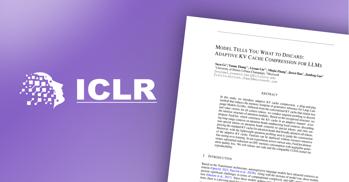 LLM profiling guides KV cache optimization - Microsoft Research