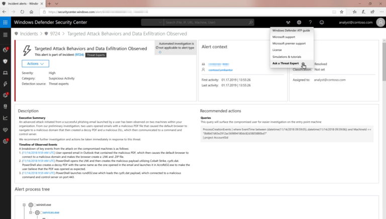 Announcing Microsoft Threat Experts | Microsoft Security Blog