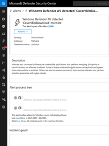 Dismantling a fileless campaign: Microsoft Defender ATP's Antivirus ...