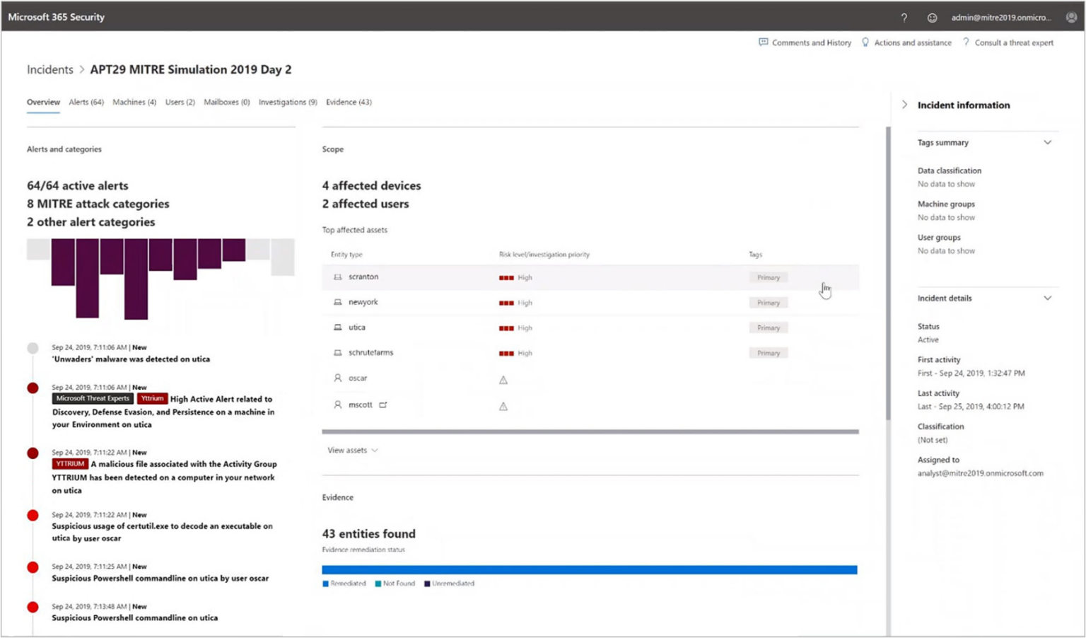 Microsoft Threat Protection leads in real-world detection in MITRE ATT ...