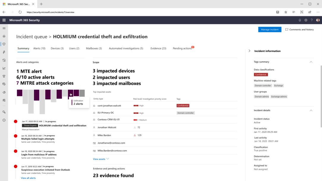 Inside Microsoft 365 Defender: Mapping attack chains from cloud to ...