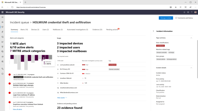 Inside Microsoft 365 Defender: Mapping attack chains from cloud to ...