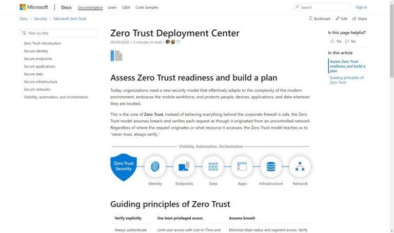 Announcing the Zero Trust Deployment Center | Microsoft Security Blog