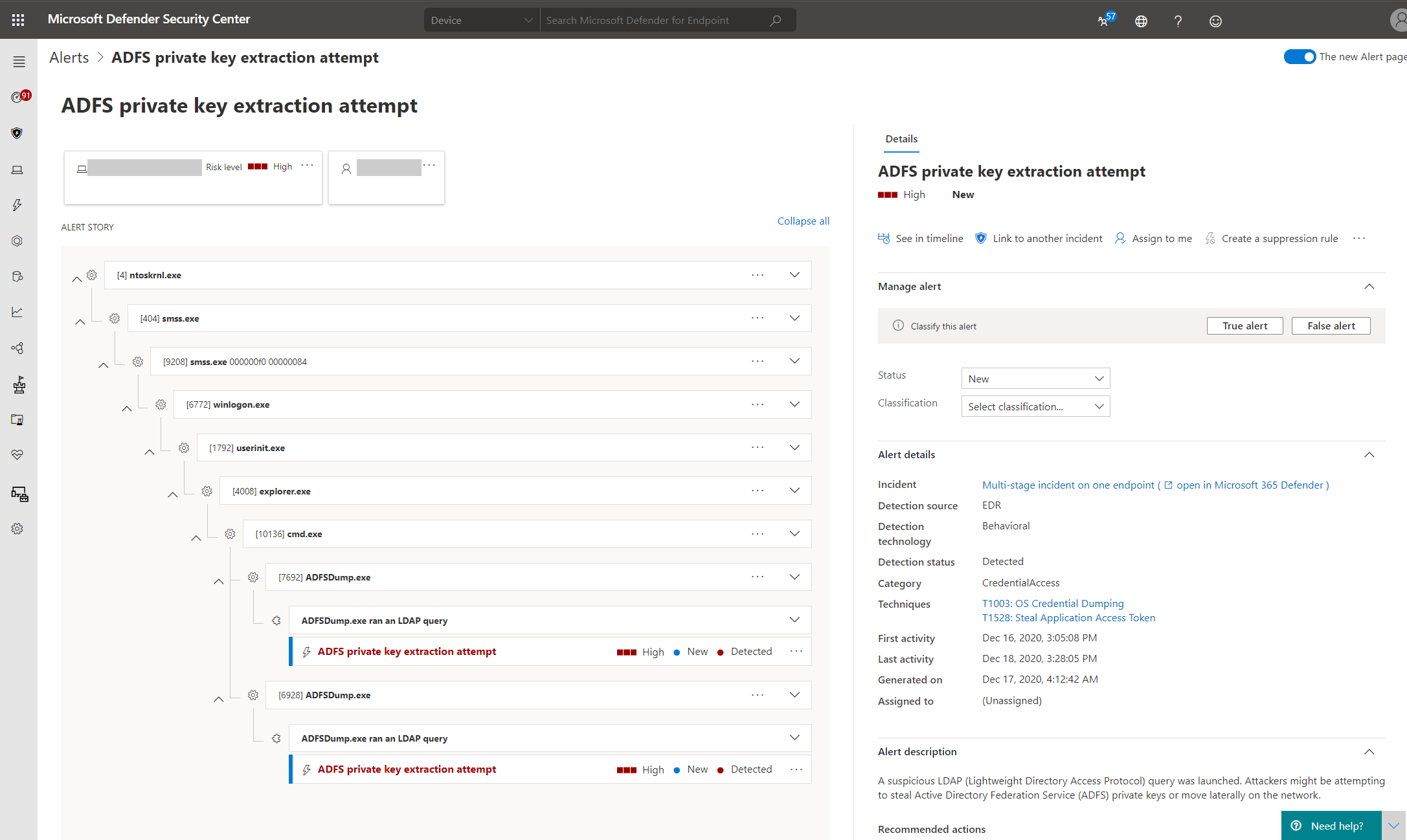 洗練されたサイバー攻撃を開始した侵害された DLL ファイルである Solorigate の分析と、Microsoft Defender が顧客の保護にどのように役立つか - PRSOL:CC
