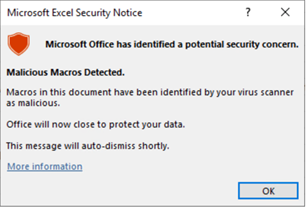 XLM + AMSI: New runtime defense against Excel 4.0 macro malware ...