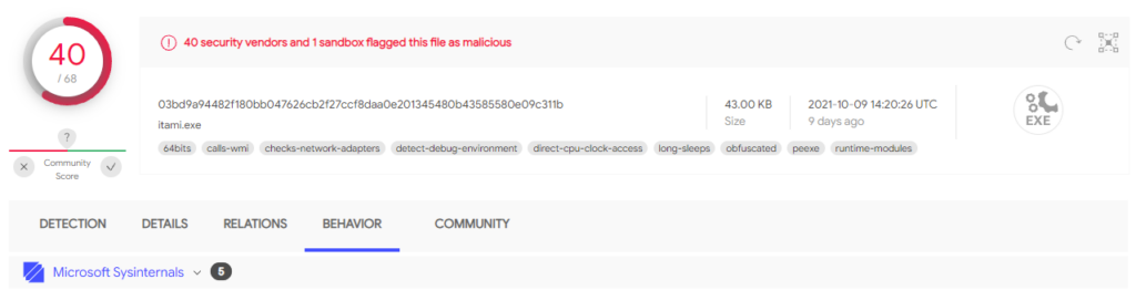 New Microsoft Sysmon report in VirusTotal improves security | Microsoft ...