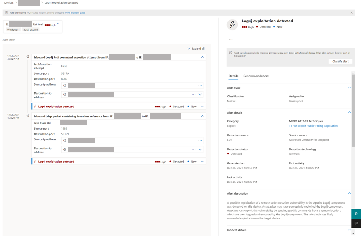 Guidance for preventing, detecting, and hunting for exploitation of the Log4j 2 vulnerability ...