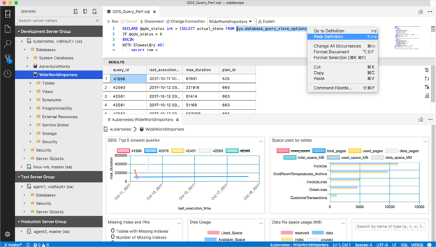 Announcing SQL Operations Studio for preview - Microsoft SQL Server Blog