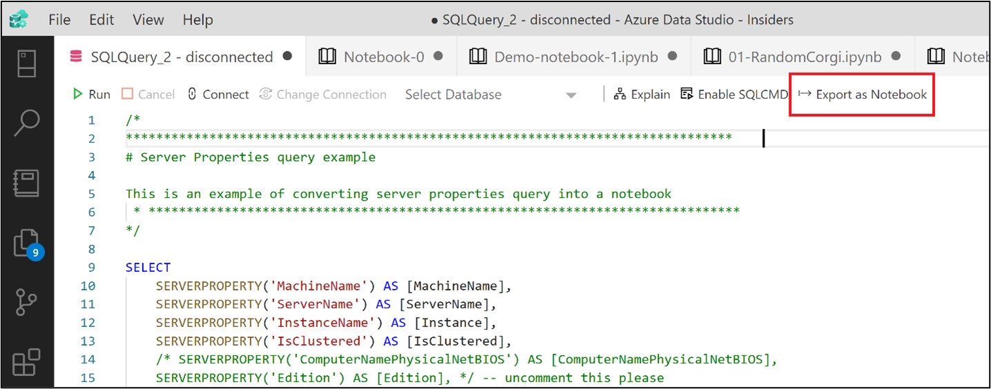 The November 2020 release of Azure Data Studio is now available ...