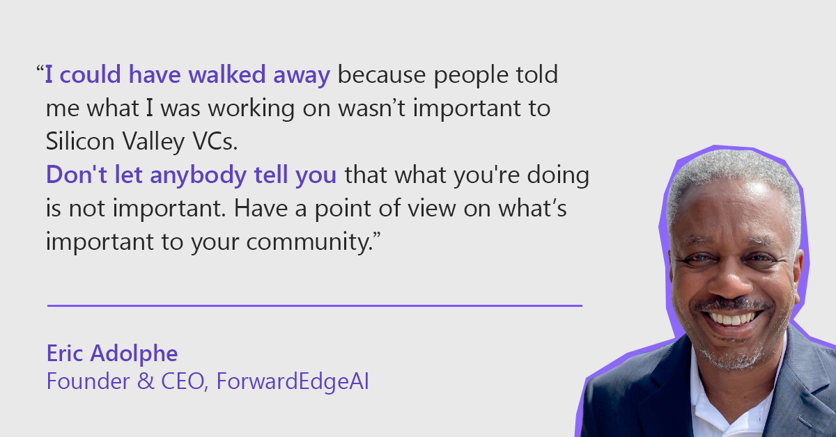 ForwardEdgeAI is employing AI for the betterment of humanity