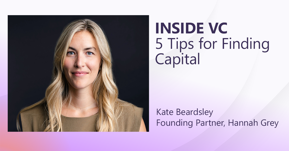 Inside VC – 5 tips for finding capital