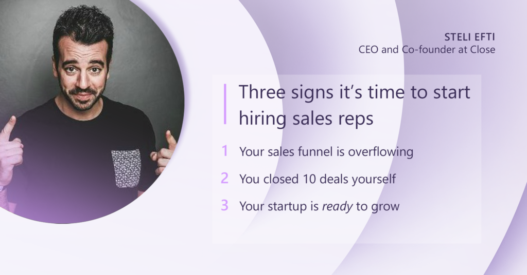 Three signs it’s time to start hiring sales reps - Microsoft for ...