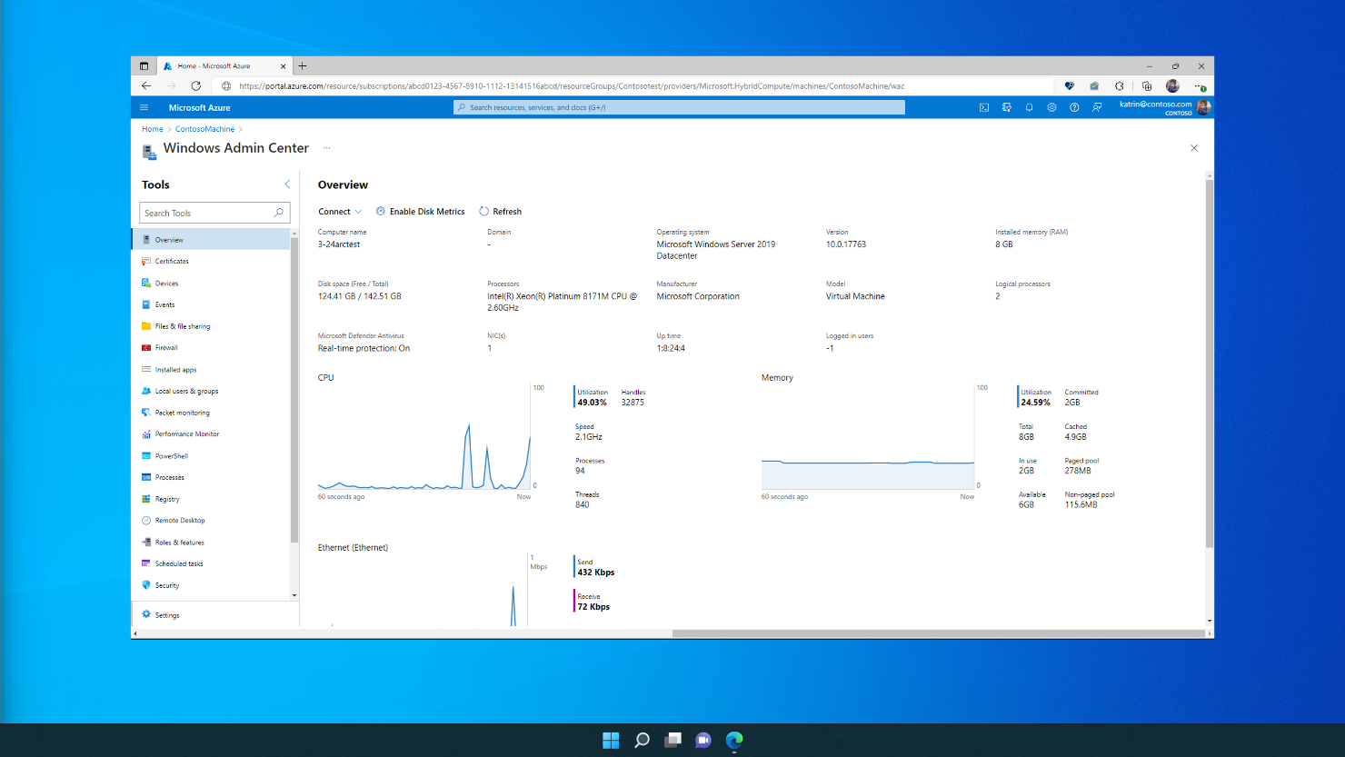 Preview of Windows Admin Center for Azure Arc-enabled infrastructure - Microsoft Windows Server Blog