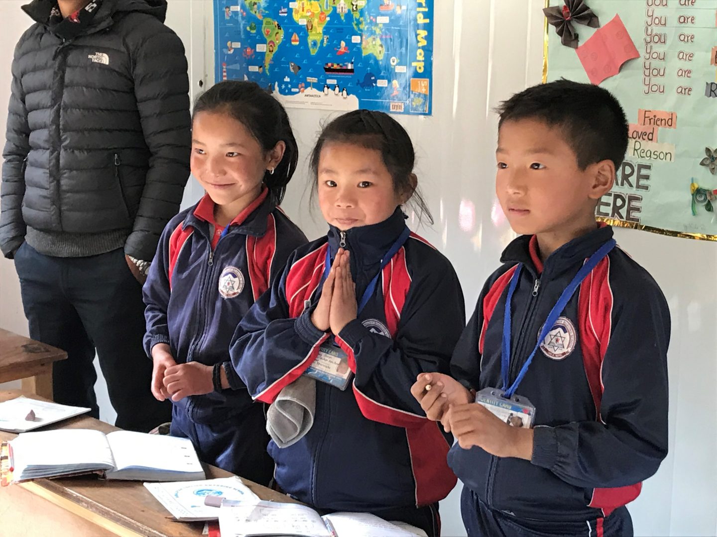 Students from Lukla Primary School - Inside Track Blog