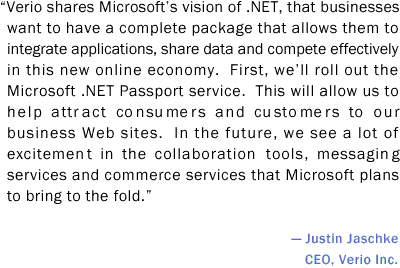 Microsoft_2000 Annual Report .NET Partners - Verio